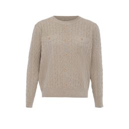 Carato Pullover Damen Gr&ouml;&szlig;e XS/S dunkelbeige