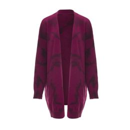 NAEMI Strickjacke Damen Gr&ouml;&szlig;e M aubergine / beere