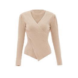 NAEMI Pullover Damen Gr&ouml;&szlig;e XS/S beige