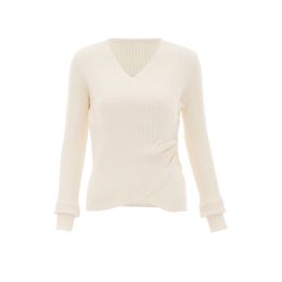 NAEMI Pullover Damen Gr&ouml;&szlig;e XS/S wollwei&szlig;