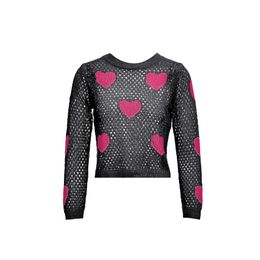 IMMY Pullover Damen Gr&ouml;&szlig;e XS/S dunkelpink / schwarz
