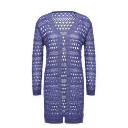 Ebeeza Strickjacke Damen Gr&ouml;&szlig;e XS/S taubenblau