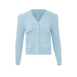 NALLY Strickjacke Damen Gr&ouml;&szlig;e XS/S hellblau
