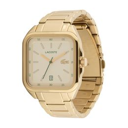 Lacoste Uhr '12.12 UP' Herren Gr&ouml;&szlig;e One Size pastellgelb / gold