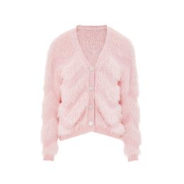 Caneva Strickjacke Damen Gr&ouml;&szlig;e M rosa