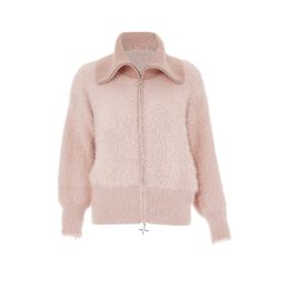 NALLY Strickjacke Damen Gr&ouml;&szlig;e M rosa