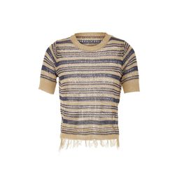 Mahisha Pullover Damen Gr&ouml;&szlig;e XS/S sand / marine