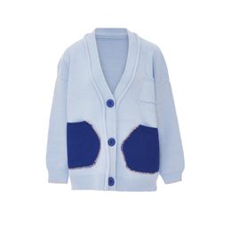 IMMY Strickjacke Damen Gr&ouml;&szlig;e M blau / hellblau