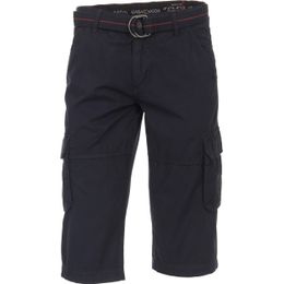 Bermudas Casamoda "Casamoda Bermuda uni", Herren, Gr. 38, Normalgr&ouml;&szlig;en, blau (dunkelblau), 100% Baumwolle, Hosen Bermudas