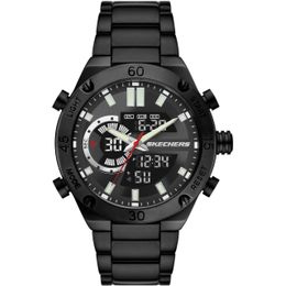 Chronograph Skechers "AGNEW", schwarz, Armbanduhren, Damen, Chronograph, Quarzuhr, Armbanduhr, Herrenuhr, analog, digital, Datum