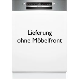 Bosch teilintegrierbarer Geschirrsp&uuml;ler "SMI2HVS02E", Energieeffizienz: D (A-G), silber (silberfarben), B:59,8cm H:81,5cm T:57,3cm, Geschirrsp&uuml;ler, Flexibilit&auml;t dank VarioSchublade & h&ouml;henverstellbarer Oberkorb