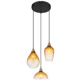 Globo LIGHTING H&auml;ngeleuchte "SALVY", schwarz, 1 Stk., Leuchten, H&auml;ngelampe/Pendelleuchte/Esszimmer/Wohnzimmer/Esstisch, H&auml;ngeleuchte