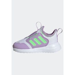 adidas Sportswear Sportschuh 'Tensaur Comfort' Jungen Gr&ouml;&szlig;e 24 neongr&uuml;n / lila / wei&szlig;