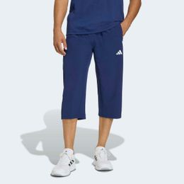 Sporthose adidas Performance "WE FLEX WV3/4PT", Damen, Gr. L, N-Gr, dunkelblau, Obermaterial: 87% Polyester, 13% Elasthan, 3/4-L&auml;nge, Hosen Sporthose