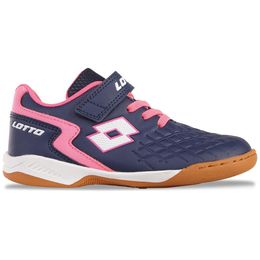 Hallenschuh Lotto, Kinder, Gr. 36, bunt (navy, fr.pink), Synthetik, mehrfarbig, Schuhe Hallenschuh, - ideal f&uuml;r diverse Hallensportarten