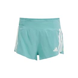 adidas Performance Sportshorts 'Adizero ' Damen Gr&ouml;&szlig;e XL aqua / hellgr&uuml;n / wei&szlig;
