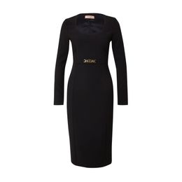 TWINSET Kleid 'ABITO' Damen Gr&ouml;&szlig;e 40 gold / schwarz Winterkleid