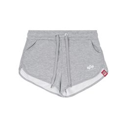 Alpha Industries Shorts Damen Gr&ouml;&szlig;e 40 grau / wei&szlig;