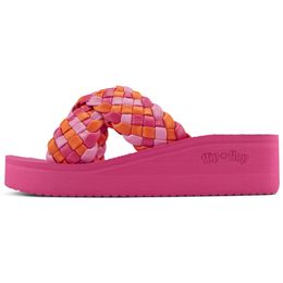 flip*flop Pantolette Damen Gr&ouml;&szlig;e 41 helllila / orange / pink