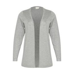 Kaffe CURVE Knit Cardigan 'KC Farsia' female size L Grey