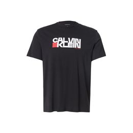 Calvin Klein Jeans T-Shirt Herren Gr&ouml;&szlig;e L rot / schwarz / wei&szlig;