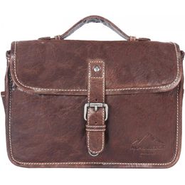 Alpenleder Camera Bag Presse Brandy Buff Crumple