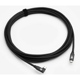 CobraTether USB-C an USB-C 90&deg; 5m schwarz
