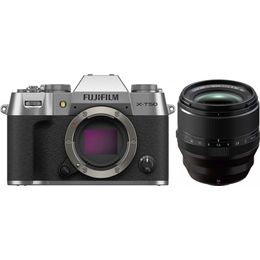 Fujifilm X-T50 silber + XF 56mm f1,2 R WR - abzgl. 100,00&euro; Fujiflm XF Cashback-Aktion