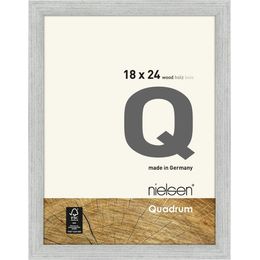 Nielsen Holzrahmen 6534007 Quadrum 18x24cm silber