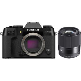 Fujifilm X-T50 schwarz + Sigma 30mm f1,4 DC DN (C) - abzgl. 50,00&euro; SIGMA Weihnachts-Cashback