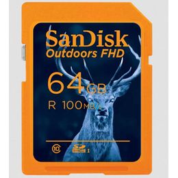 Sandisk Outdoors FHD SDXC UHS-I Karte 64GB - Dealpreis