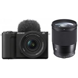 Sony Alpha ZV-E10 II + 16-50mm + Sigma 16 mm f1,4 DC DN [C] - abzgl. 50,00&euro; SIGMA Weihnachts-Cashback - abzgl. 50,00&euro; Winter Cashback