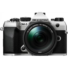 Lancom Systems OM System OM-5 Mark II silber + 14-150mm II - abzgl. 200,00&euro; Winter Cashback & Kostenlose 5-Jahres-Garantie
