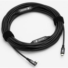 CobraTether USB-C an USB-C 90&deg; 10m schwarz