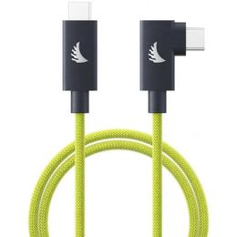 Angelbird USB-C 4.0 Solid Flex&trade; Kabel Right-Angle Lime 32cm