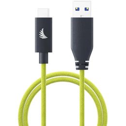 Angelbird USB-A auf USB-C 3.2 Solid Flex&trade; Kabel Lime 32cm