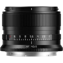 TTArtisan AF 40mm f2 f&uuml;r Nikon Z (Vollformat)