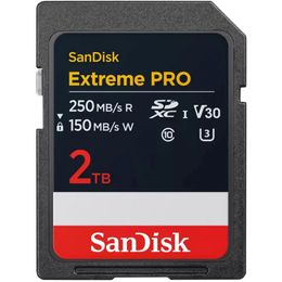 Sandisk SDXC Extreme Pro 2TB 250MB/s V30 UHS I