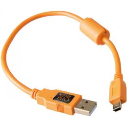TETHER TOOLS USB 2.0 an USB 2.0 Mini-B 5-Pin 0,3m orange