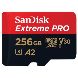 Sandisk micro SDXC Extreme Pro 256GB 200MB/s V30