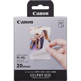 Canon XC-20L Sticker/Ink Set 20 Blatt 54x85mm Kreditkartenformat