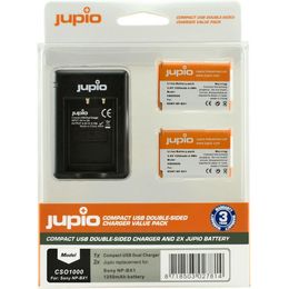 Jupio Value Pack 2x NP-BX1 + Compact USB