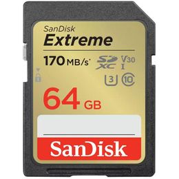 Sandisk SDXC Extreme 64GB 170MB/s V30 UHS-I