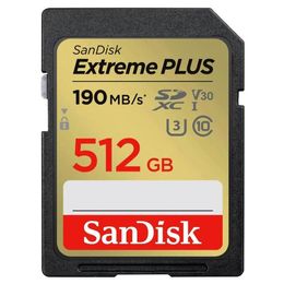 Sandisk SDXC Extreme PLUS 512GB 190MB/s - Dealpreis