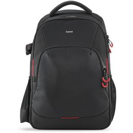 Hama Rucksack Ohio 190 Schwarz/Rot