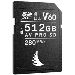 Angelbird SD Card AV PRO UHS-II 512GB V60 280MB/s