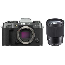 Fujifilm X-T50 Anthrazit + Sigma 16mm f1,4 DC DN (C) - abzgl. 50,00&euro; SIGMA Weihnachts-Cashback