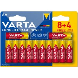 Varta Longlife Max Power Mignon 8+4 AA