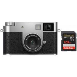 Fujifilm X-HF1 Silber + SanDisk Extreme SDXC 128GB/200MB