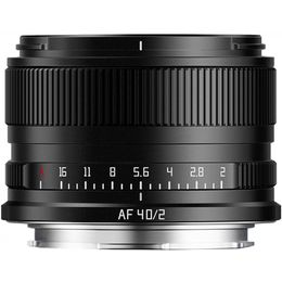 TTArtisan AF 40mm f2 f&uuml;r L-Mount (Vollformat)